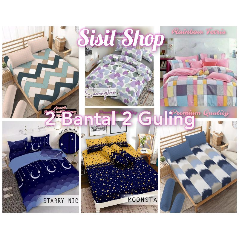 Jual Sprei Motif Bunga dan Karakter / Seprai Ukuran King 180x200 Bahan ...