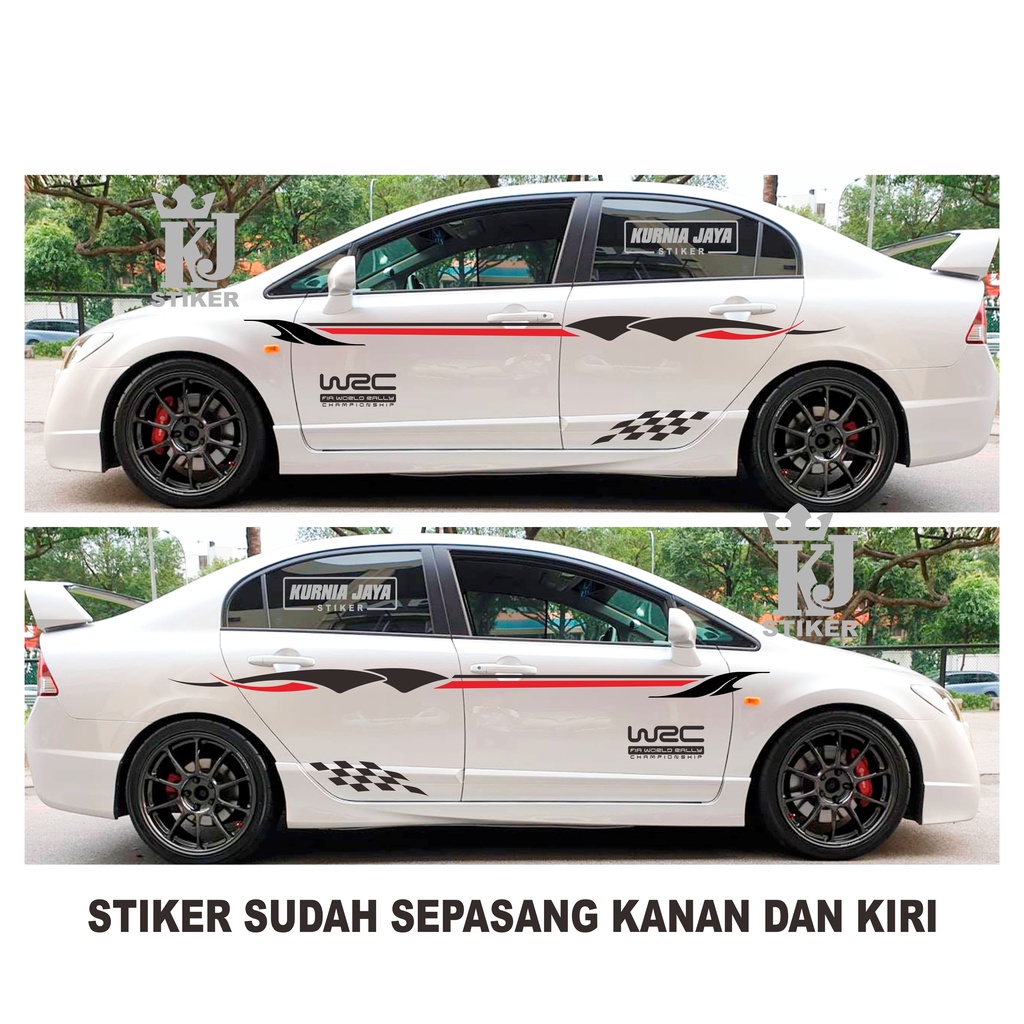 Jual STIKER MOBIL CUTTING STIKER STRIPE LIST MOBIL SEDAN VIOS COROLLA ...