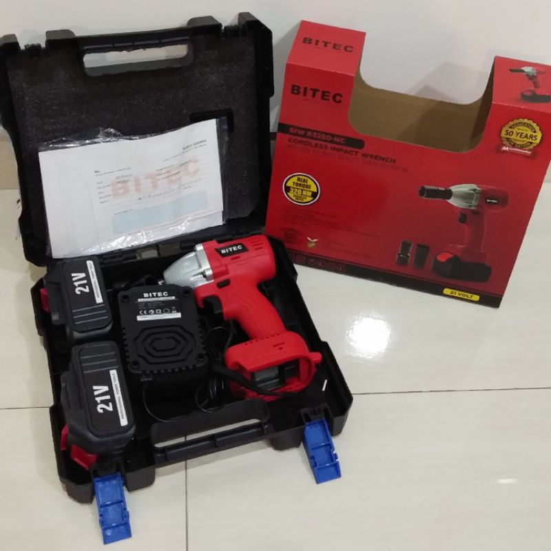 Jual Mesin Bor Baut Bitec BIW R3250-NC Cordless Impact Wrench / Mesin Bor Kunci Baut dan Sekrup ...