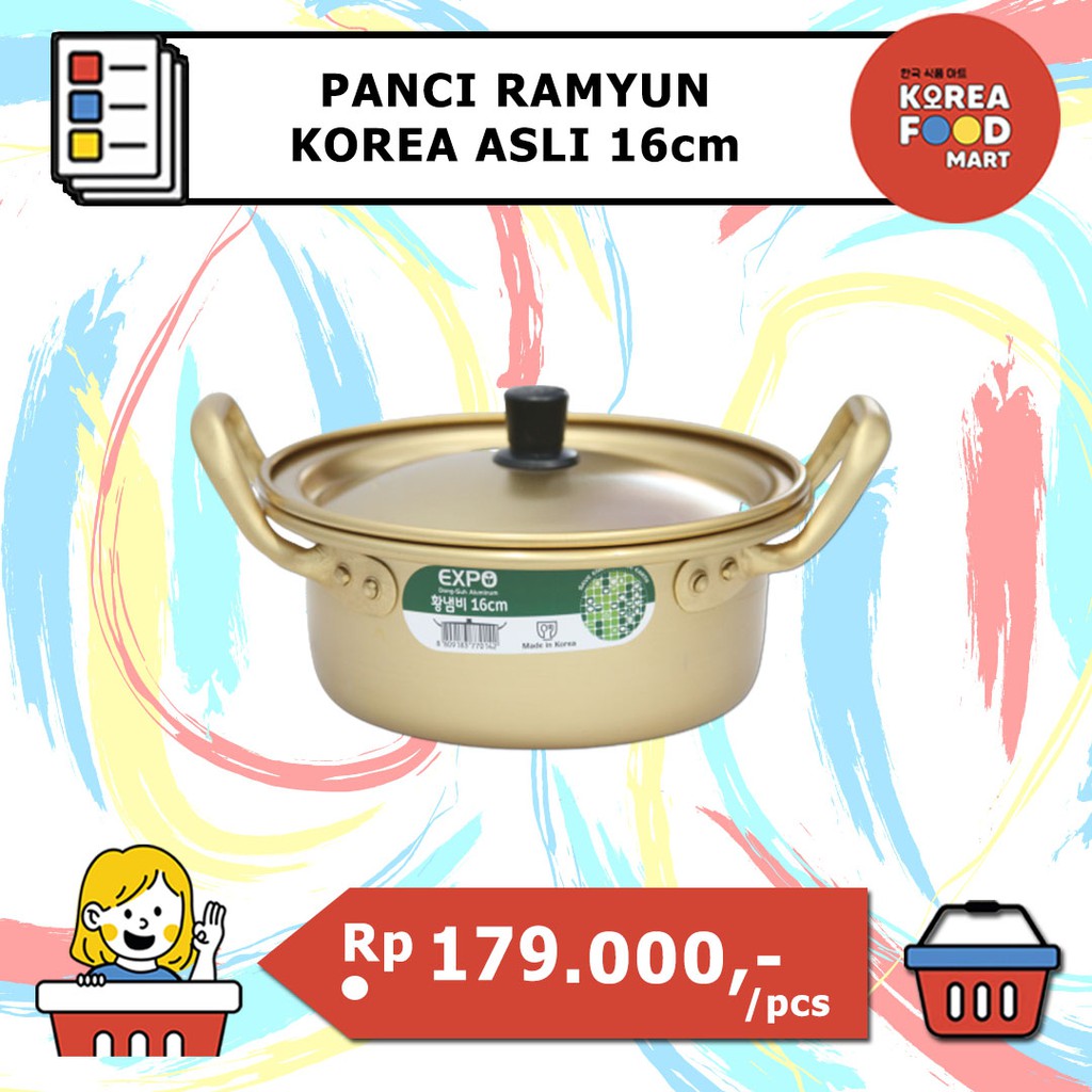 Jual PANCI RAMYUN KOREA ASLI 16 cm / RAMYEON KOREAN POT | Shopee Indonesia