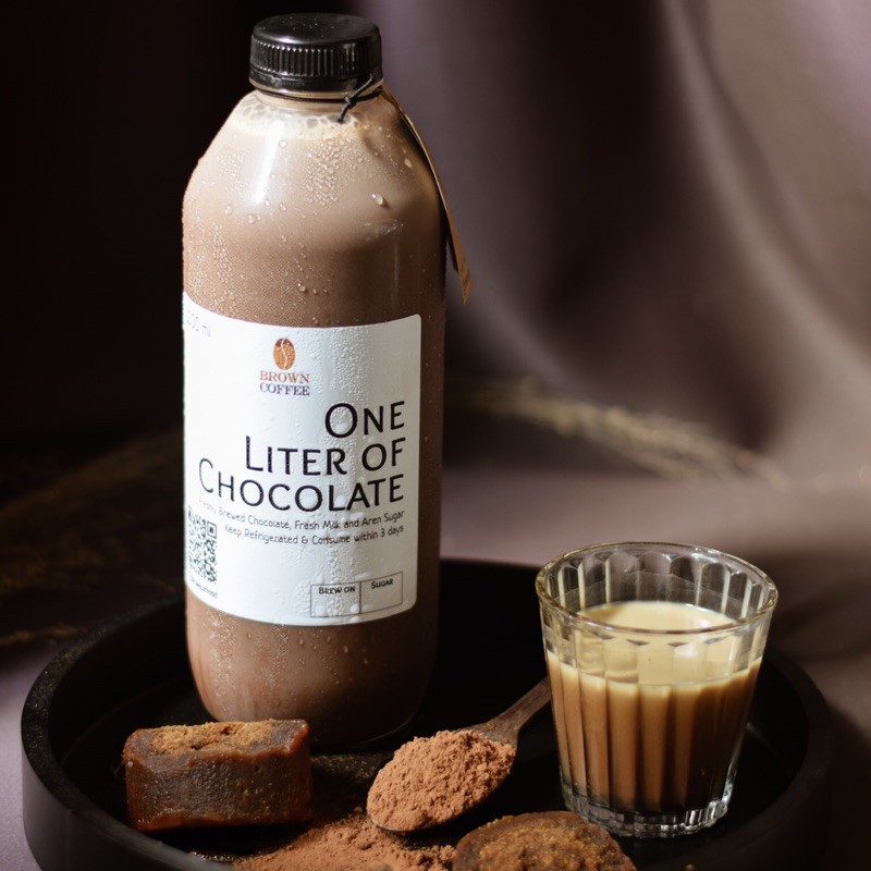 Jual Dark Choco / Milo / One Liter of Chocolate - Brown Coffee | Shopee ...