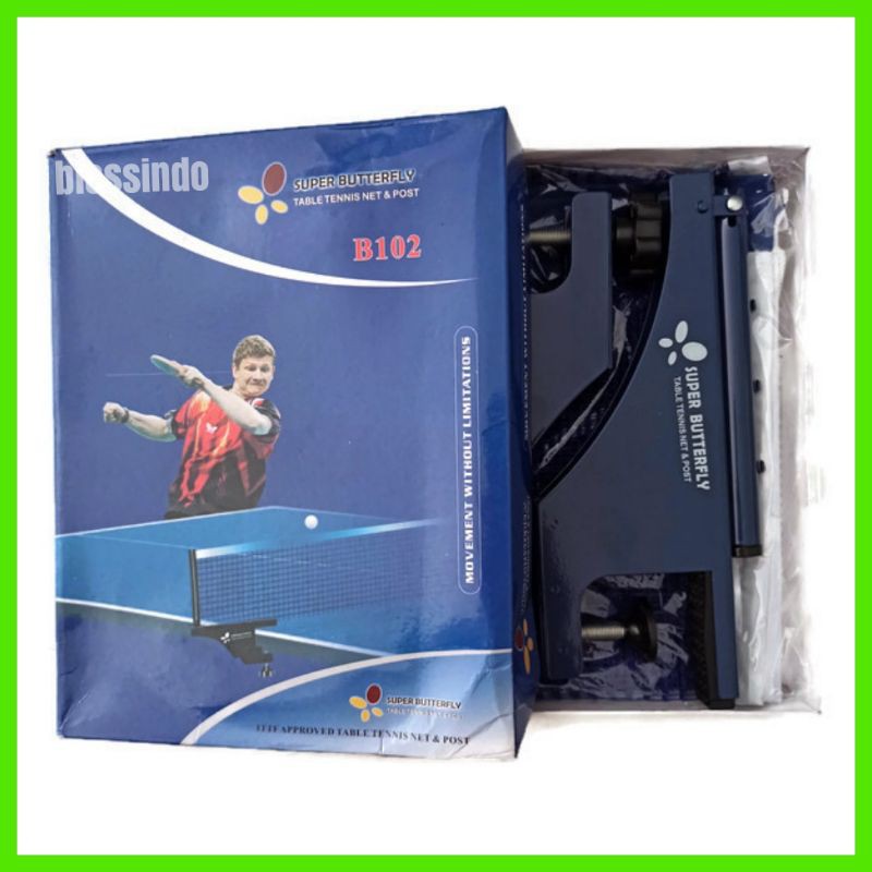 Jual TIANG + NET MEJA PINGPONG/TENIS MEJA BUTTERFLY B102 | Shopee Indonesia