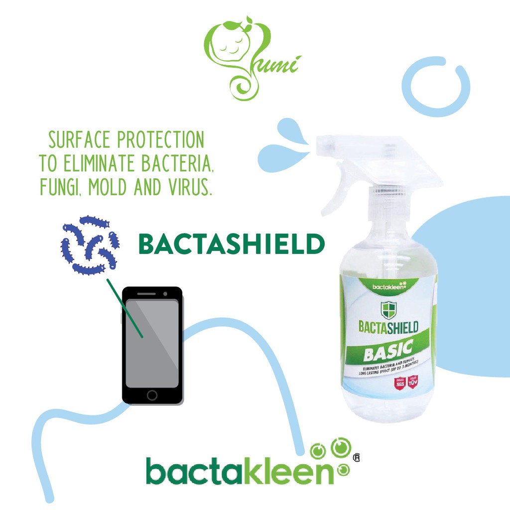 Jual Pembersih Antiseptik Bactakleen Bactashield Basic 500ml | Shopee ...