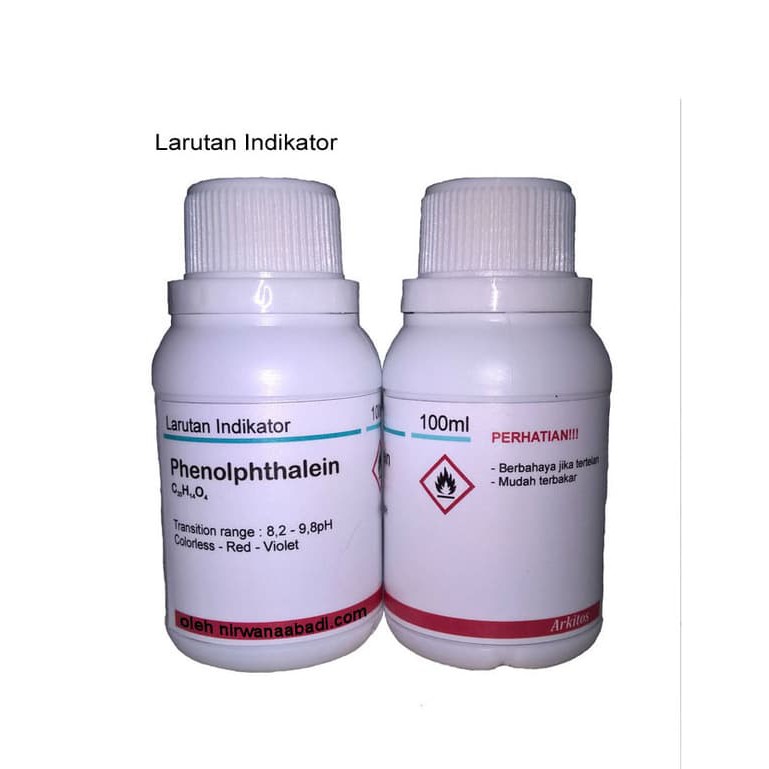 Jual Indikator Fenolftalein 100ml, Phenolphthaelin | Shopee Indonesia