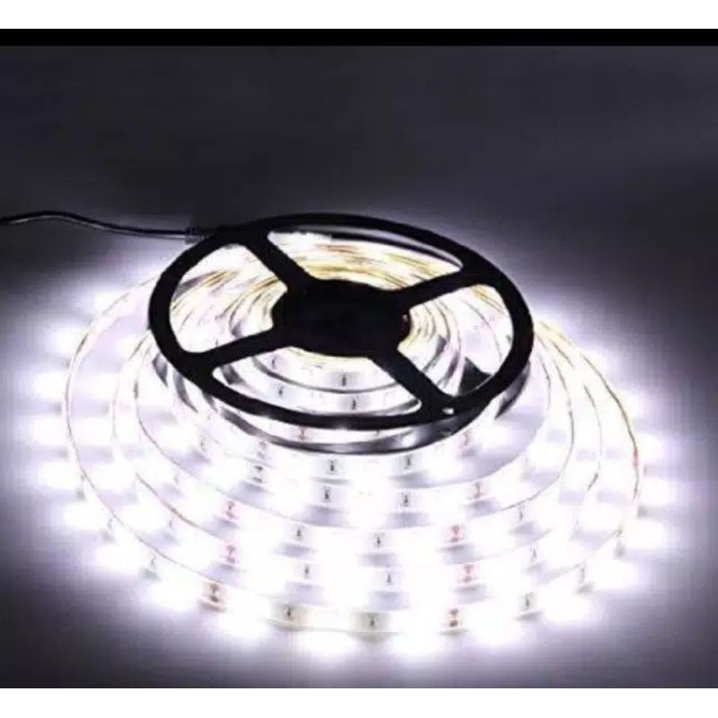 Jual Led Strip 5050 / 3528 2835 IP33 Indoor white Putih biru selang ...