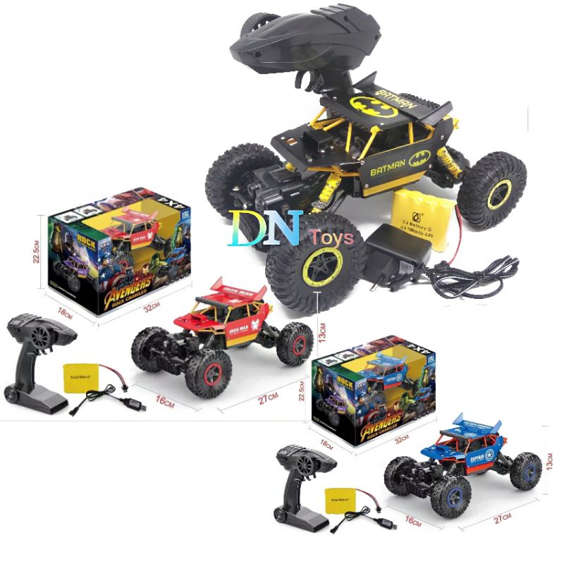 Jual Mainan Mobil Remote Control Besar OffRoad 4 WD Body Metal Mobil ...
