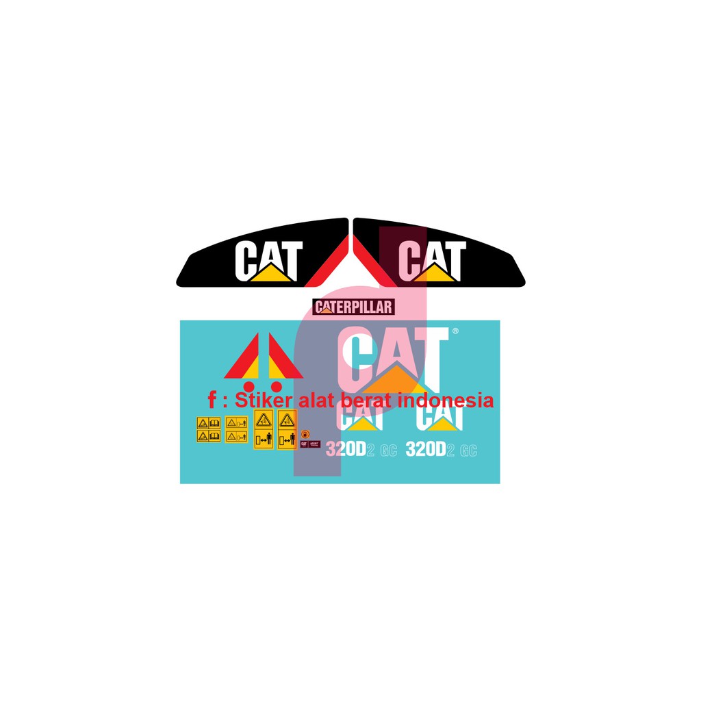 Jual Stiker CAT 320D2 GC | Shopee Indonesia
