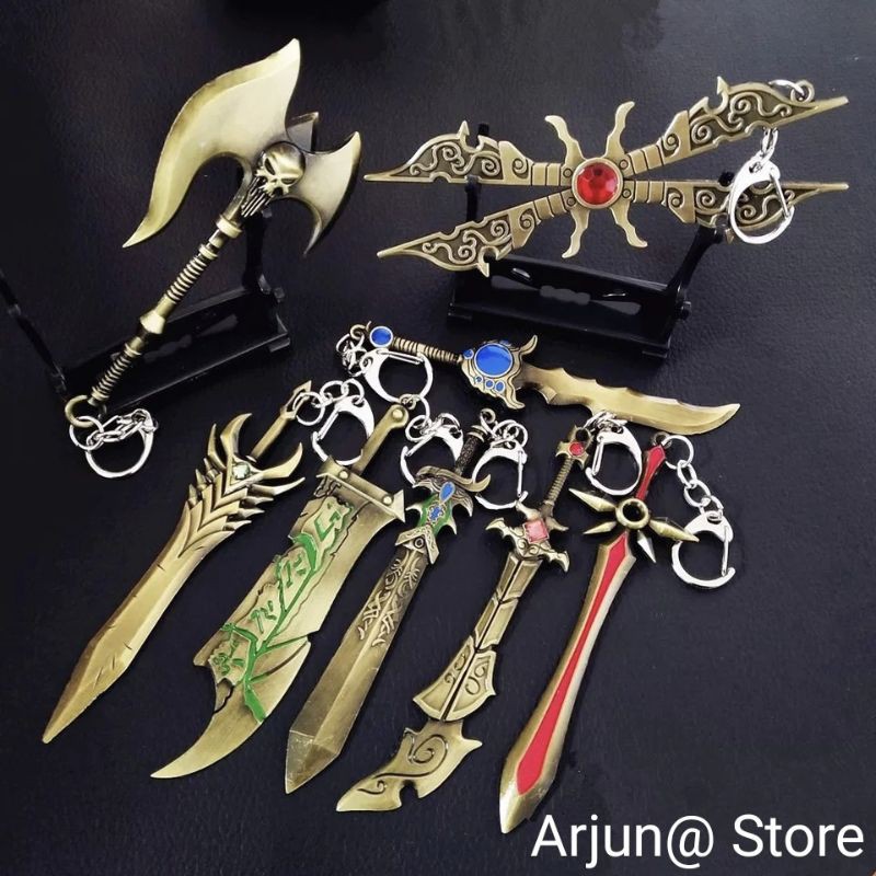 Jual Gantungan kunci Pedang Game League Of Legend/Keychain Sword ...