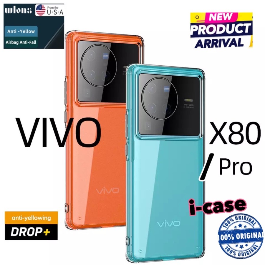 Jual ViVo X80 / X80 PRO 5G SOFT CASE Air Cusion Crystal CLEAR WLONS VIVOX80 | Shopee Indonesia