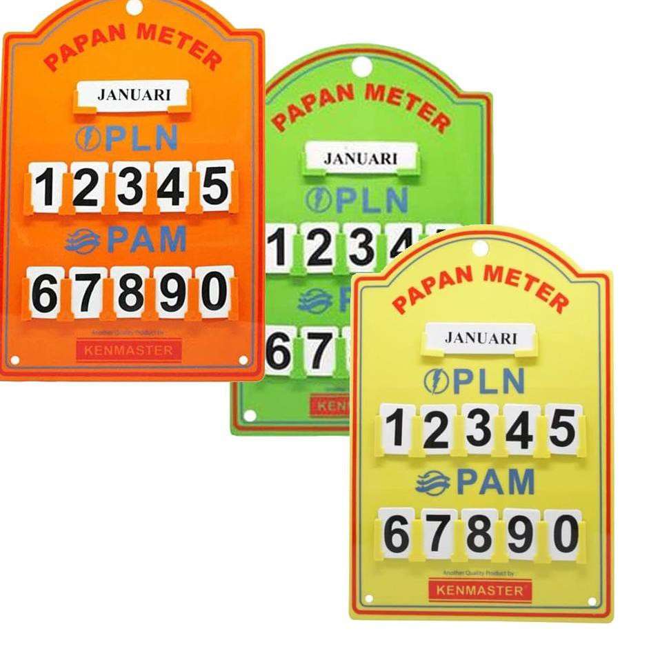 Jual SEGERA DAPATKAN!!>> PAPAN METERAN PLN PAM METER KENMASTER PLASTIK ...