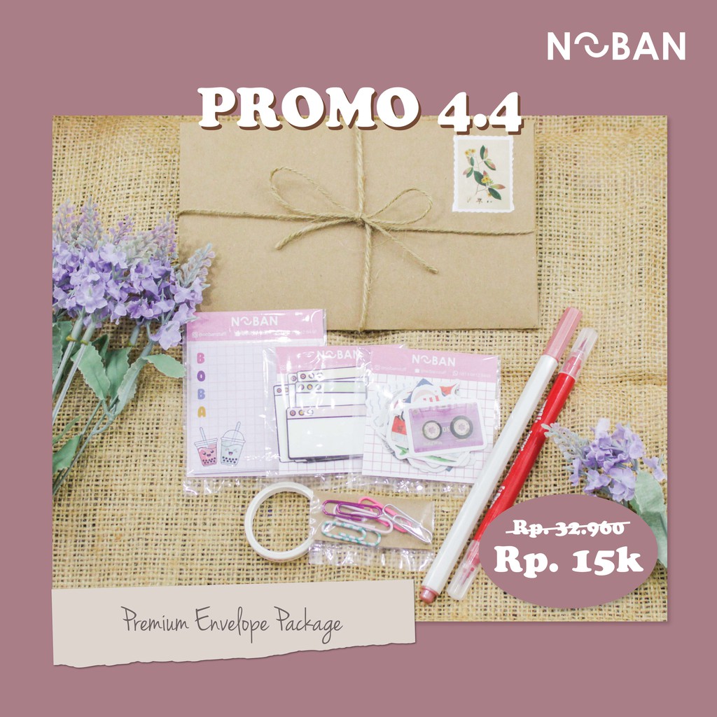 Jual Paket Amplop Premium / Paket Stationery / Bujo | Shopee Indonesia