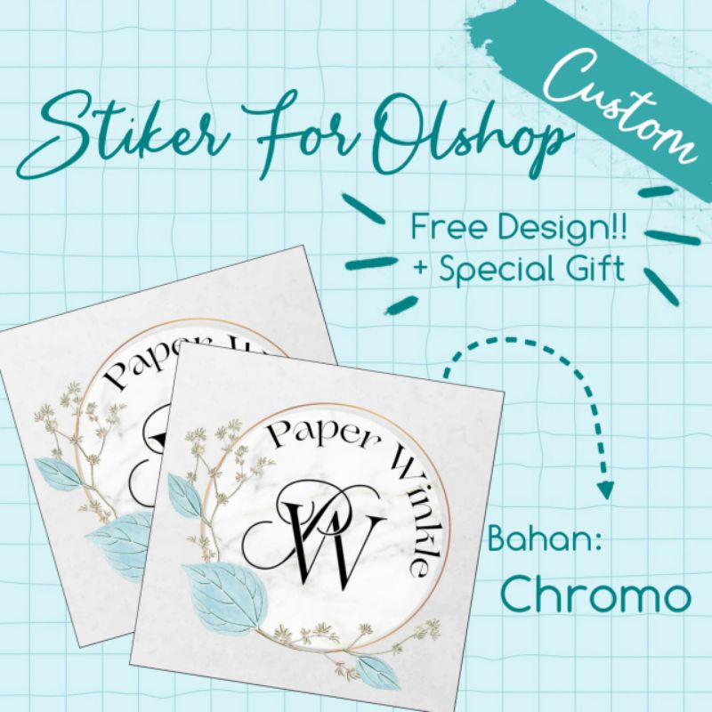 Jual Stiker Logo Olshop Tanpa PO-Custom Stiker Murah-Custom Stiker ... Jual Stiker Logo Olshop Tanpa PO-Custom Stiker Murah-Custom Stiker ...