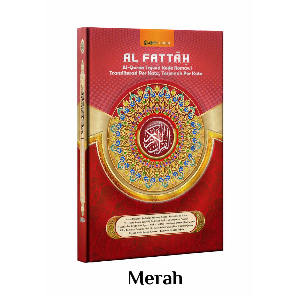 Jual alquran Terjemah Per kata rumi Latin Kode Tajwid Angka Besar AL ...