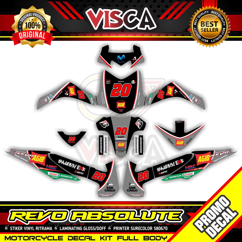 Jual Decal Revo Absolute 110 Full Body Decal Absolute Revo Full Body ...