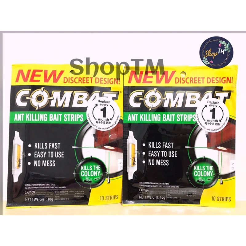 Jual Combat Ant Killer Bait Strip 10 Strips / Racun Pembasmi Semut ...