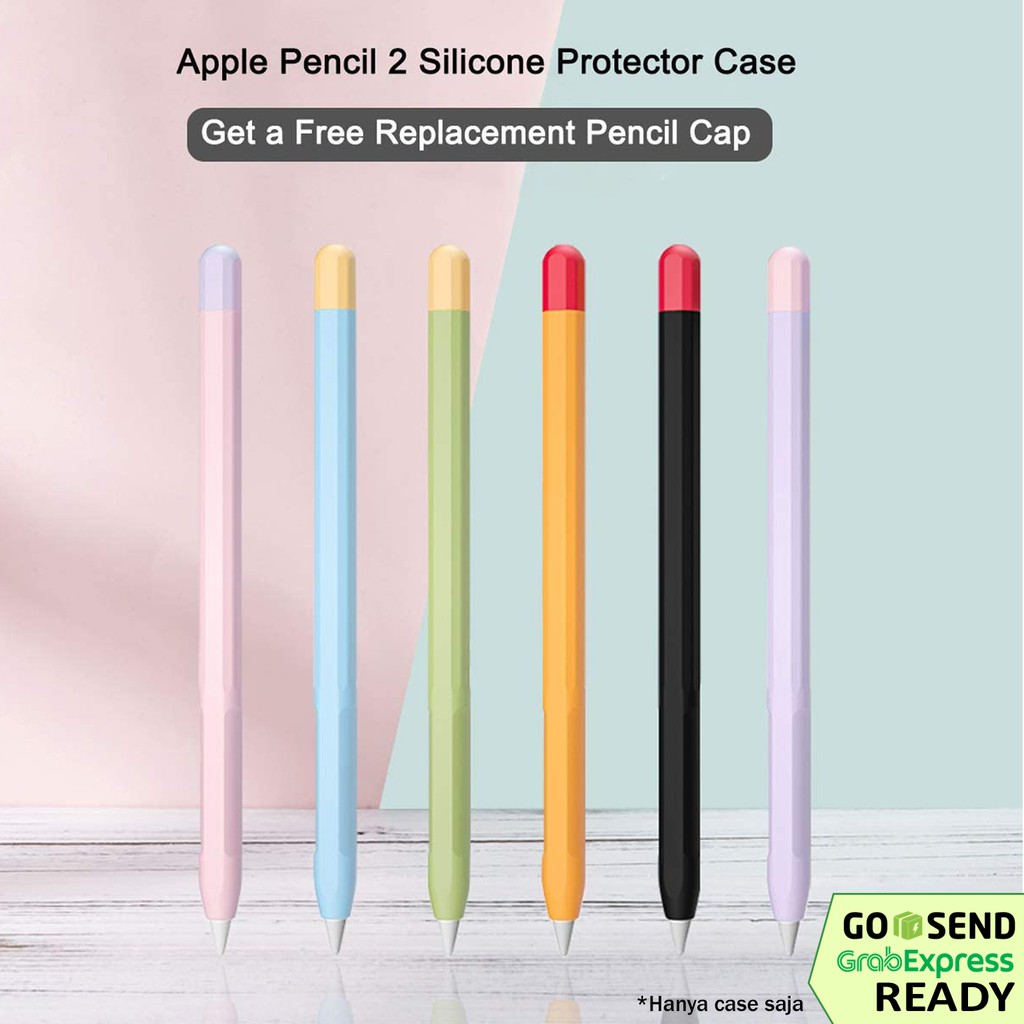 Jual Silikon Case Apple Pencil 2 Soft Casing with Cap | Shopee Indonesia