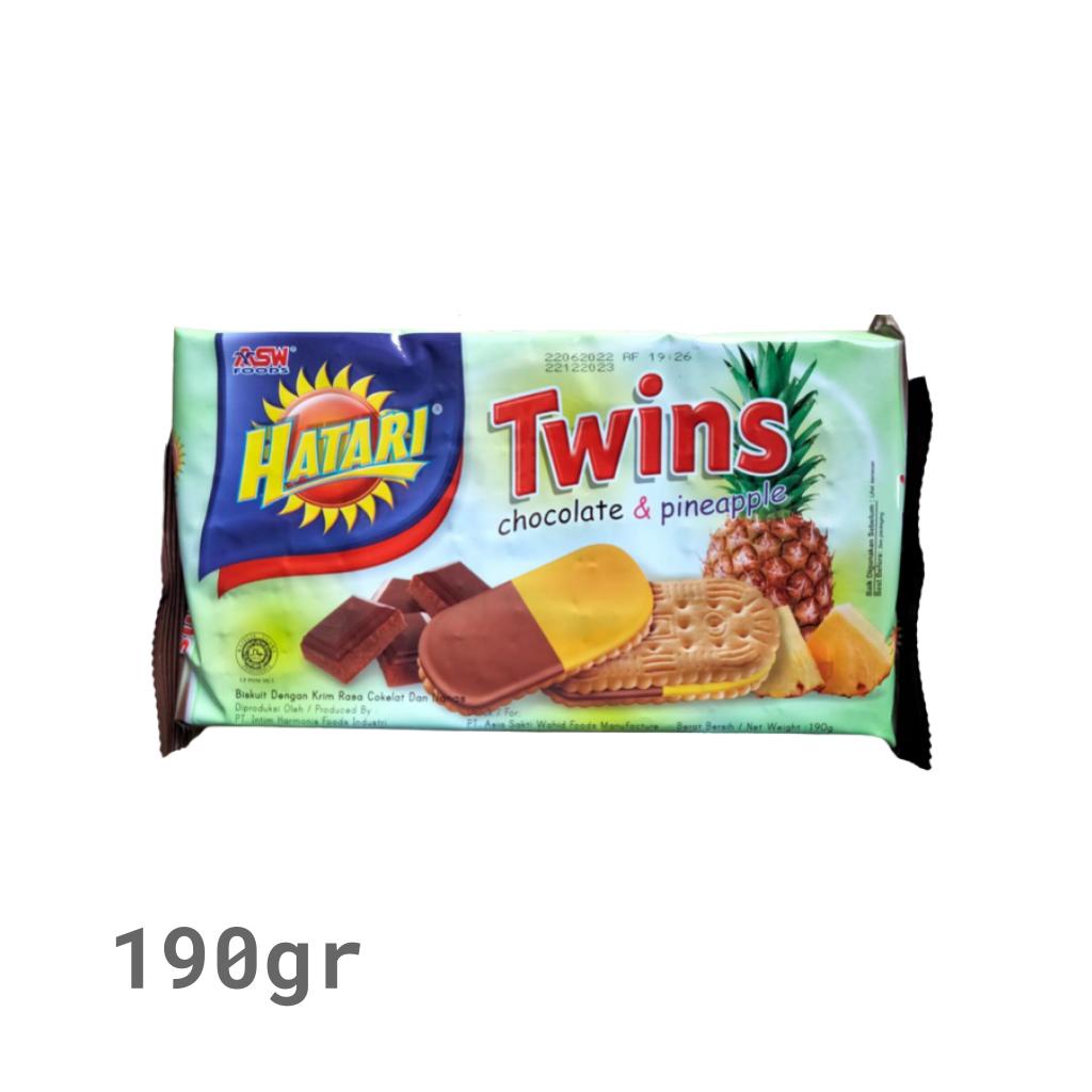 Jual Hatari Twins Biskuit Coklat & Nanas 190 gr | Shopee Indonesia