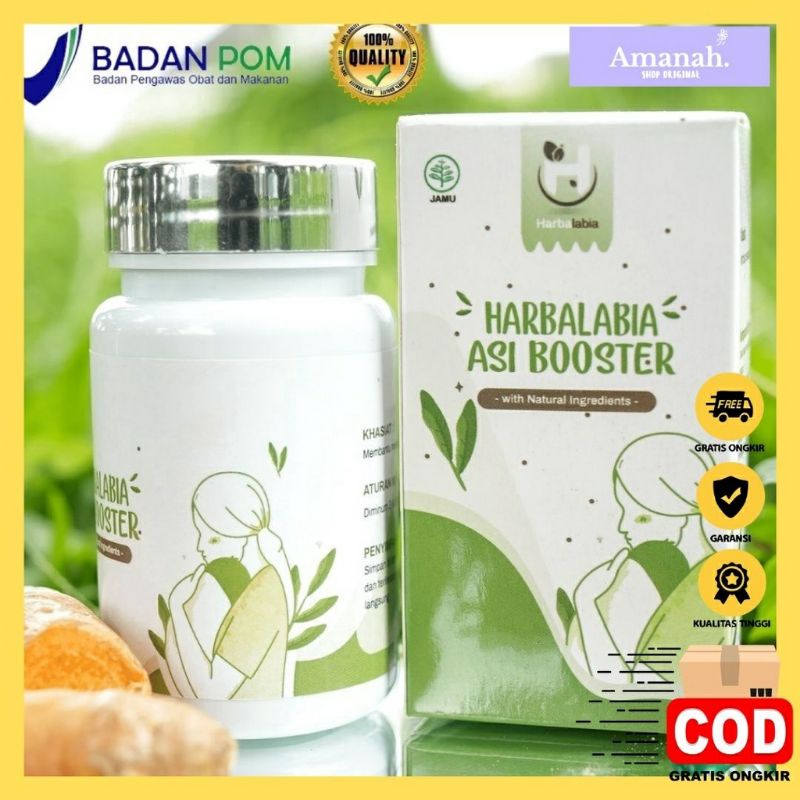 Jual (Bisa Gosend) Asi Booster Harbalabia Isi 60 Capsule BPOM ...