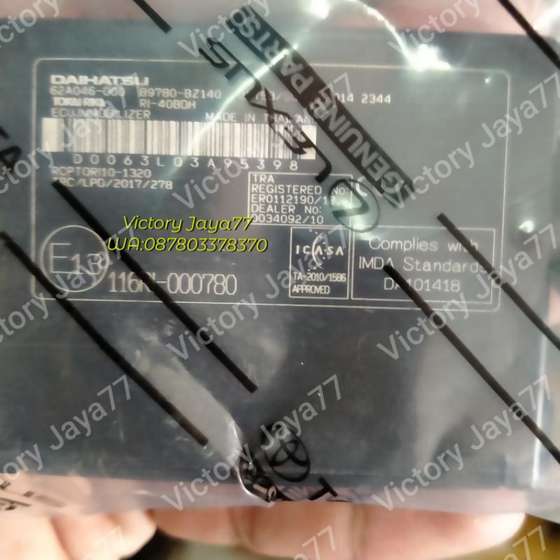 Jual Ecu Immobilizer Transporter Key Toyota Grand New Avanza Original ...