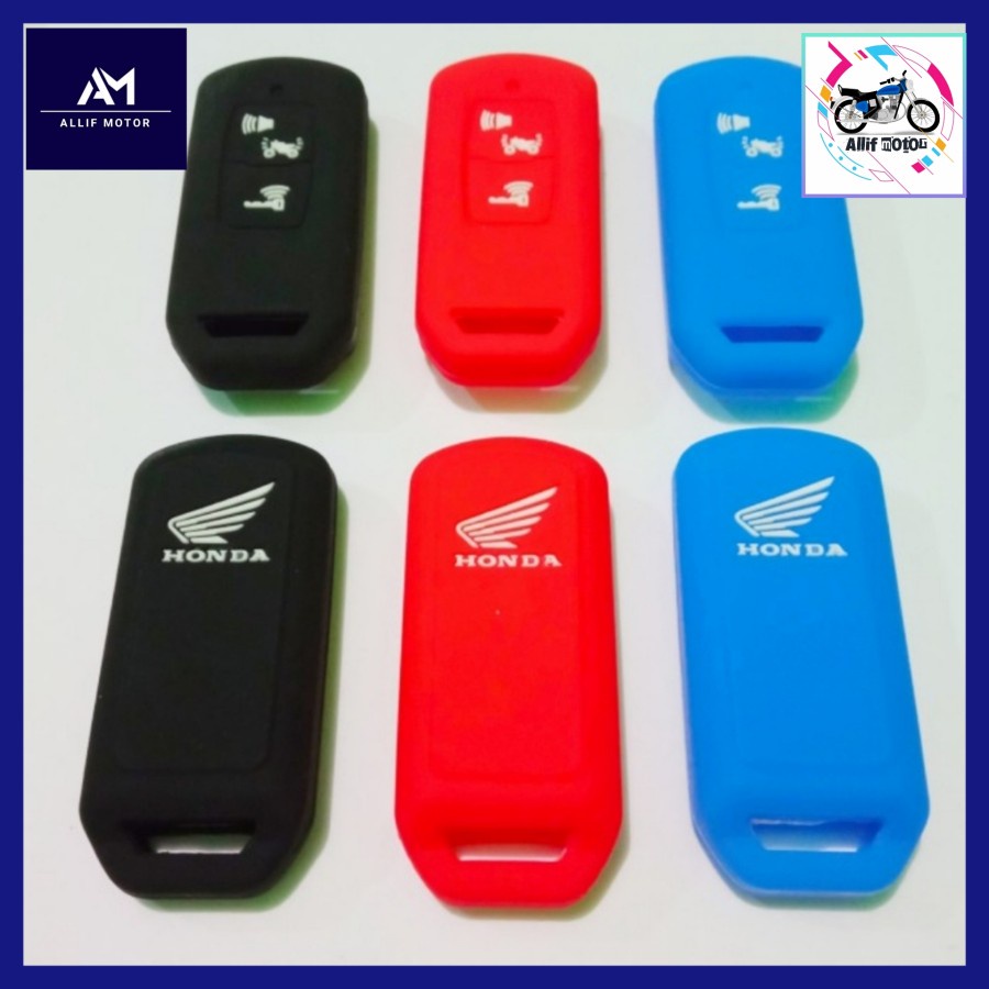 Jual Silikon case cover remote Smartkey keyless honda PCX 160 VARIO 160 ...