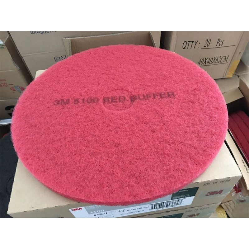 Jual 3M SUPER POLISHING PAD 4100 /5100 BUFFER PAD Merah putih 16inc ...