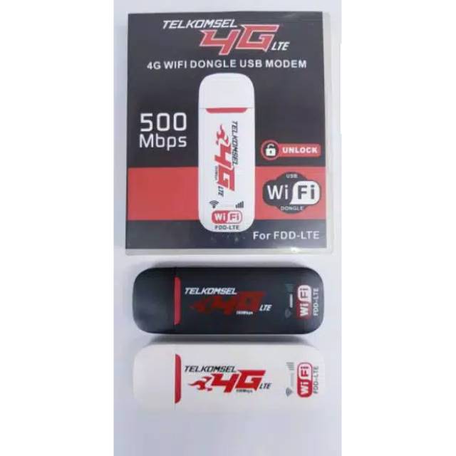 Jual Modem Wifi USB 4G LTE Telkomsel 500Mbps dan 300Mbps | Shopee Indonesia