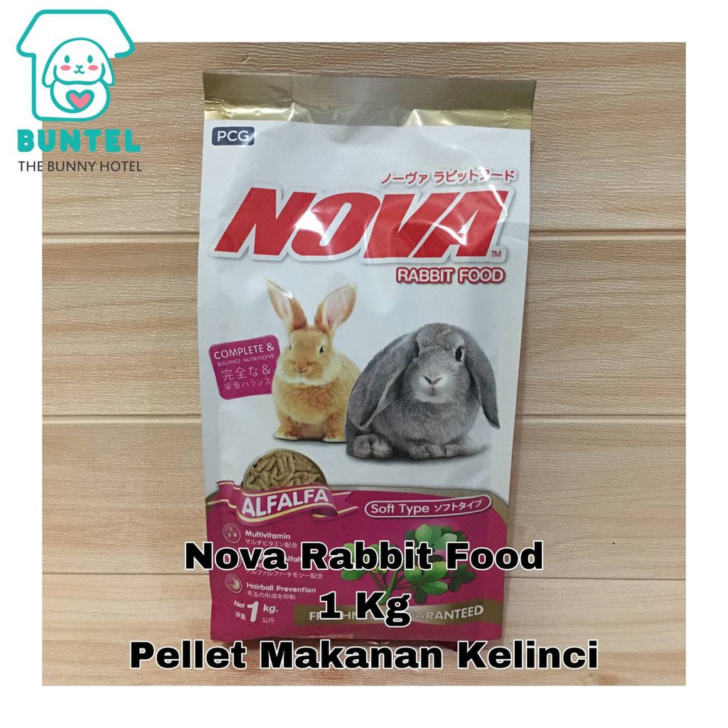 Jual NOVA RABBIT FOOD ORIGINAL PACK 1 KG | Shopee Indonesia