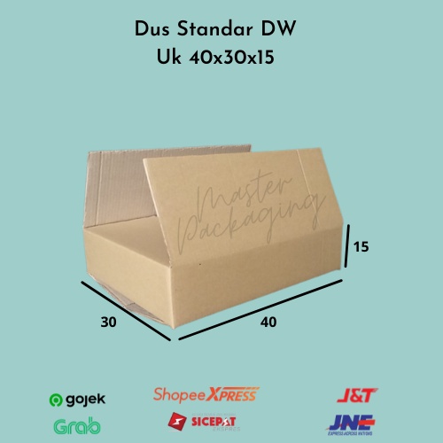 Jual Dus Kardus Packing Dus Pindahan Double Wall Uk 40x30x15 Polos ...