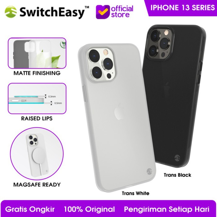 Jual Case iPhone 13 Pro Max / 13 Pro / 13 Mini SwitchEasy 0.35mm Ultra Thin Casing | Shopee ...