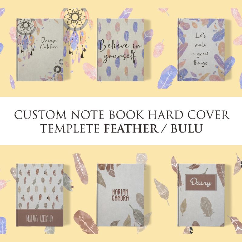 Jual Notebook Buku Catatan Custom A5 Hard Cover 100 Halaman Jilid ...