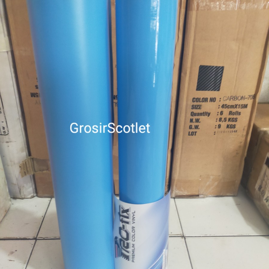 Jual STICKER STIKER SKOTLET VINYL PROFIX ICE BLUE/BIRU MUDA TELOR ASIN ...