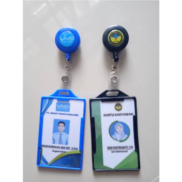 Jual ID Card Full Set (terdiri dari ID Card PVC, Holder, Yoyo, Logo ...