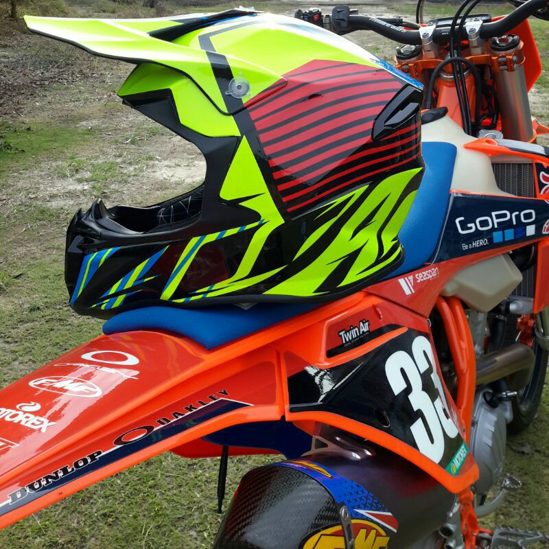 Jual Helm Motocross Trail Supermoto Rep Airoh Twist | Shopee Indonesia