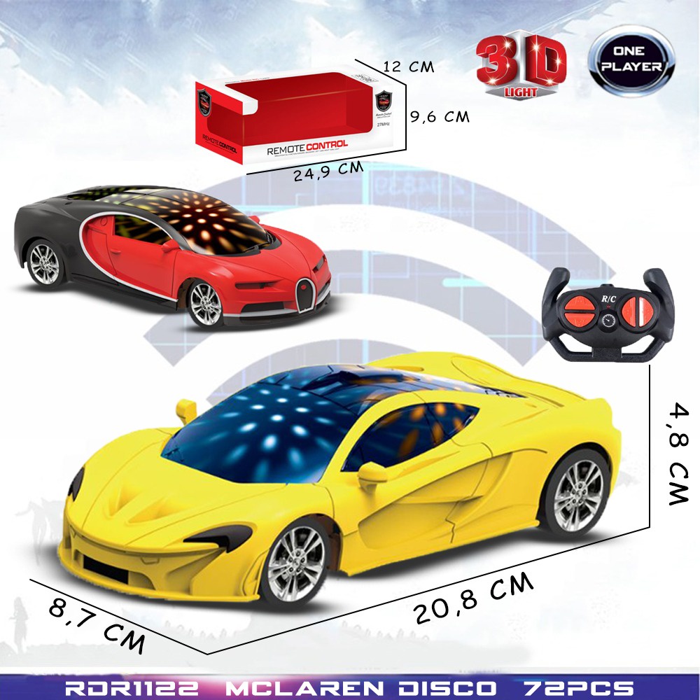 Jual RC Sedan Bugatti Mclaren Sport Car Mainan Anak Mobil Remote Radio ...