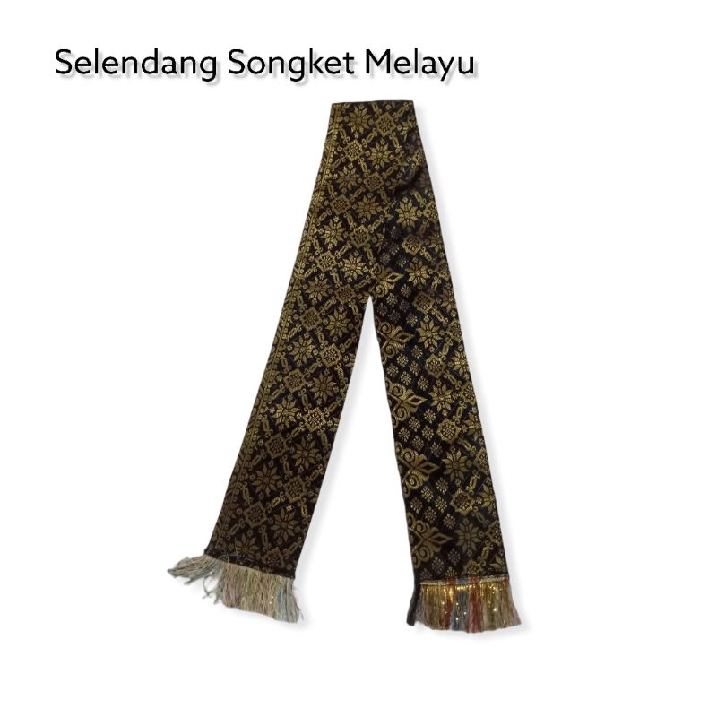 Jual SELENDANG SELEMPANG SONGKET KHAS MELAYU FULL SONGKET BUDAK MELAYU ...