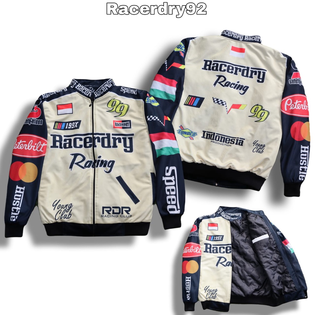 Jual Nascar Jacket Racing Jaket Varsity Pria Wanita Original Racerdry Jaket Motor | Shopee Indonesia