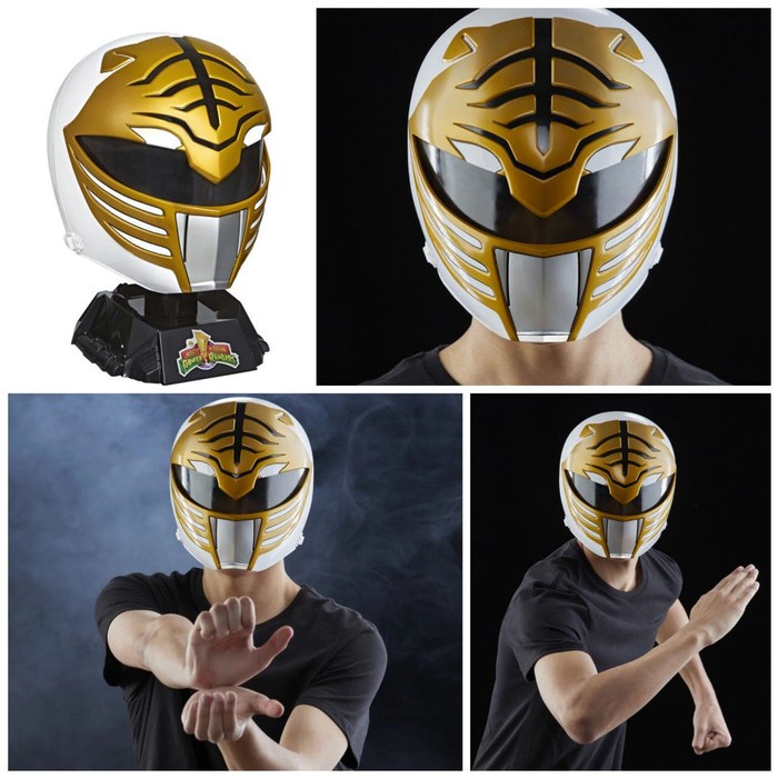 Jual Helm Cosplay SNI Power Ranger MMPR White Ranger Ready Stock ...