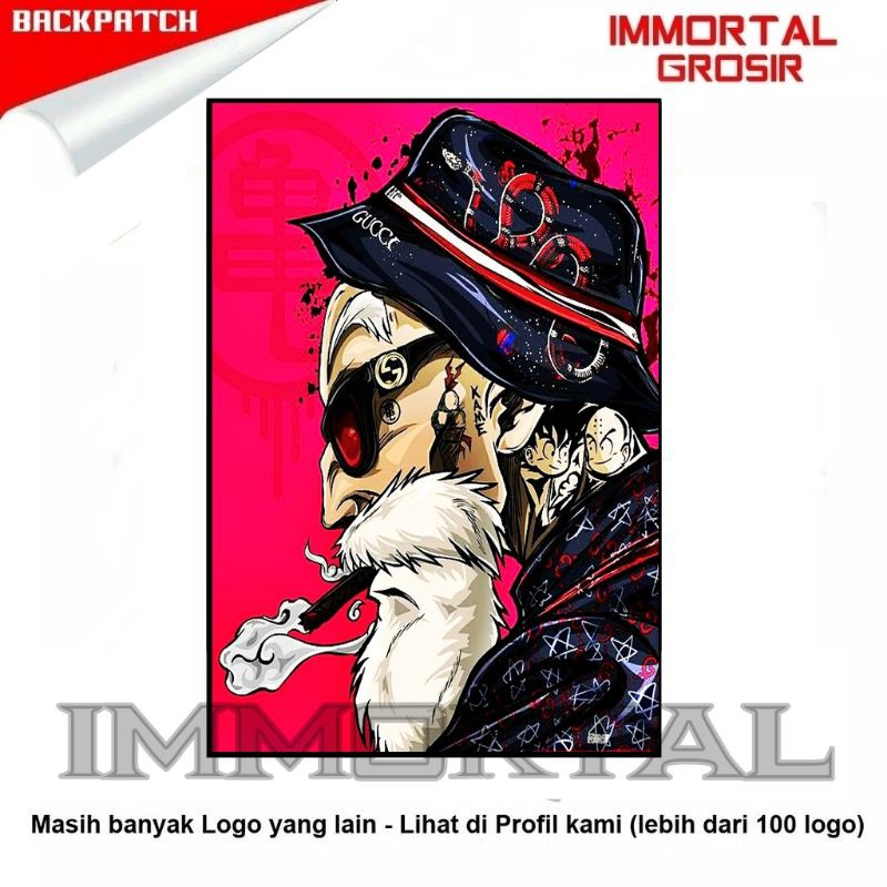 Jual Backpatch emblem punggung smoker man jumbo besar | Shopee Indonesia