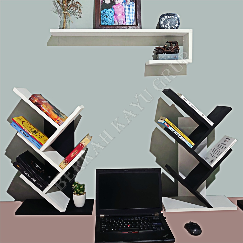 Jual RAK BUKU PORTABLE _ Rak Buku Potebel, Rak Buku Meja, Rak Buku ...