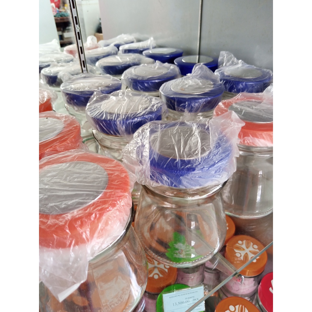 Jual Souvenir Toples Kaca Stoples Wadah Penyimpanan Sambal Cone B Pass ...