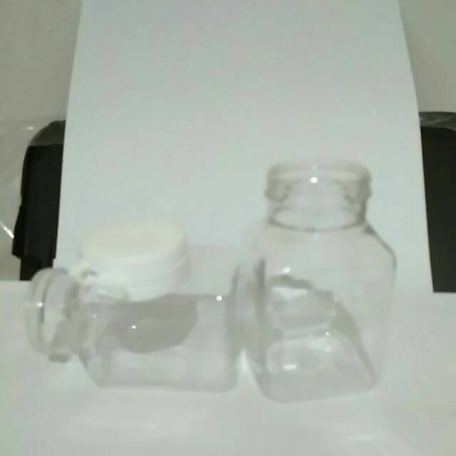 Jual Botol kotak segel/botol sampel/botol 100ml | Shopee Indonesia