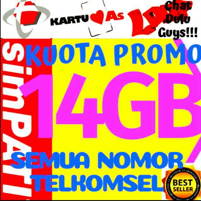 Jual Paket Kuota 14 GB KARTU AS LOOP DAN SIMPATI | Shopee Indonesia