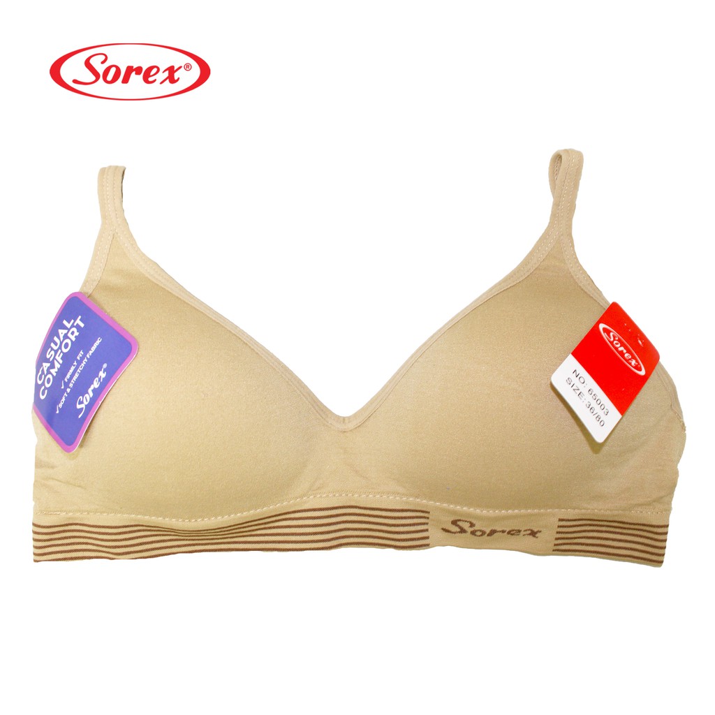 Jual Bra Sorex Tanpa Kawat Busa Sedang Cup Setara Cup B Casual Comfort ...