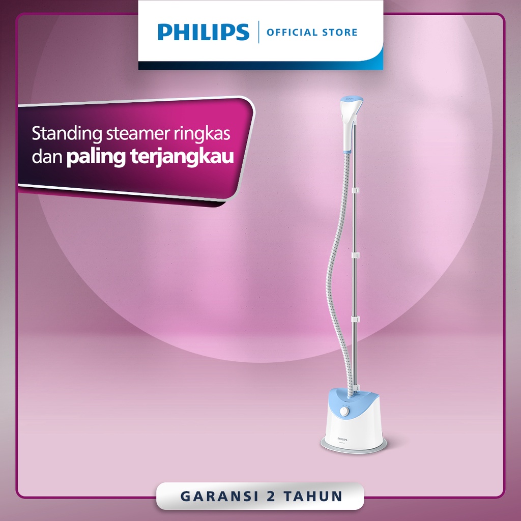 Jual Philips Stand Steamer GC482/25 Blue, Setrika Uap Listrik, Strika ...