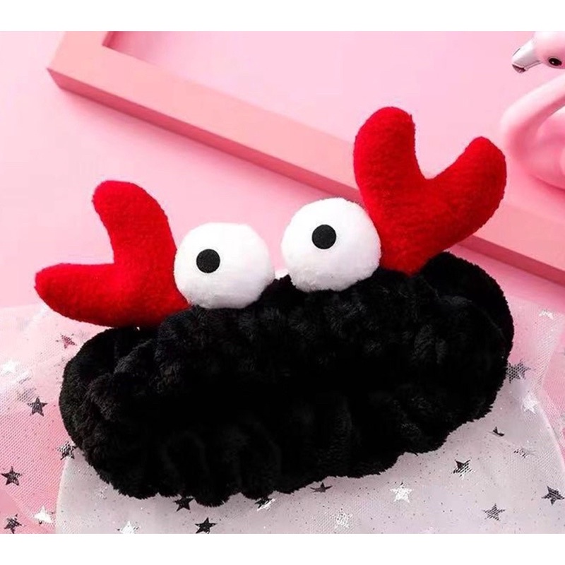 Jual Bandana tanduk rusa/kucing/kepiting/dumbo/kodok/pita (headband ...