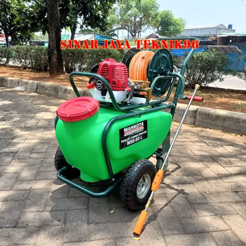 Jual Mesin Sprayer Trolley Komplit Selang 50 Meter Siap Pakai | Shopee ...