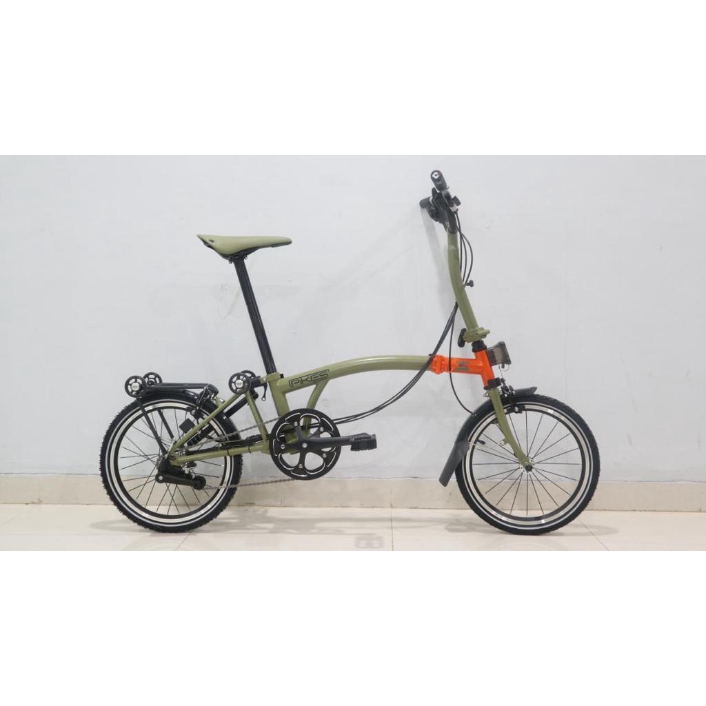 Jual Sepeda Lipat Folding Element Pikes green nature 16 inch Generasi ...