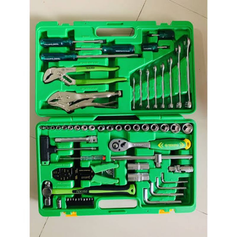 Jual Tekiro Tool Kit Set 100 Pcs - Kunci Shock Tekiro 100 Pcs | Shopee ...
