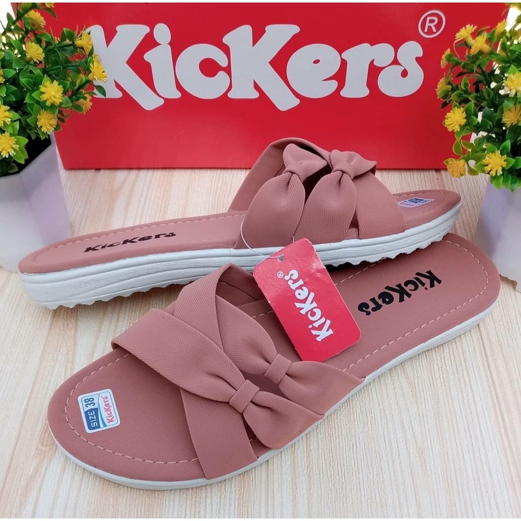Jual Sandal flat wanita kickerss terbaru murah/sandal flat wanita ...