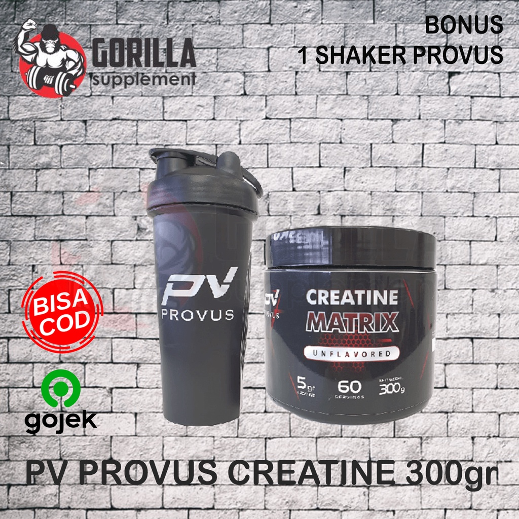 Jual PROVUS Creatine Matrix 300 Gram gr Creatine Monohydrate ...